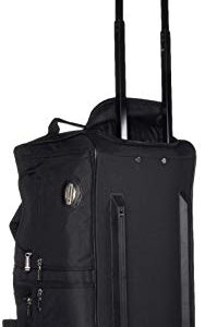 Rockland Rolling Duffel Bag, Black, 22-Inch