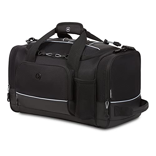 SwissGear Apex Travel Duffle Bags, Black Dobby, 28-Inch