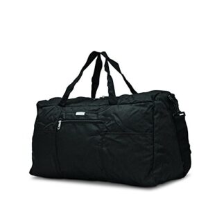 samsonite foldaway packable duffel bag, black, medium