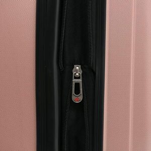 Travelers Club Midtown Hardside 4-Piece Luggage Travel Set, Rose Gold