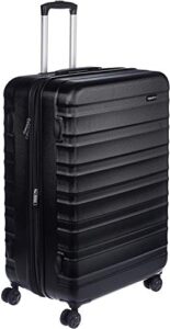 amazon basics 30-inch hardside spinner, black