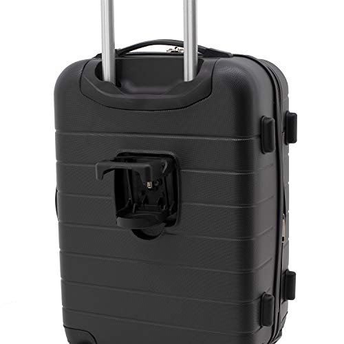 Wrangler 20" Smart Spinner Carry-On Luggage With Usb Charging Port ,Black