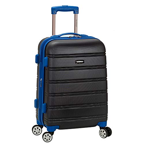 Rockland Melbourne Hardside Expandable Spinner Wheel Luggage, Grey, Carry-On 20-Inch