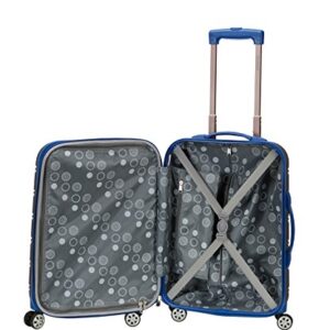 Rockland Melbourne Hardside Expandable Spinner Wheel Luggage, Grey, Carry-On 20-Inch