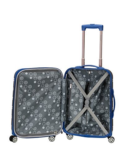 Rockland Melbourne Hardside Expandable Spinner Wheel Luggage, Grey, Carry-On 20-Inch