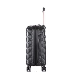 Rockland Melbourne Hardside Expandable Spinner Wheel Luggage, Quilt, Carry-On 20-Inch