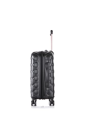 Rockland Melbourne Hardside Expandable Spinner Wheel Luggage, Quilt, Carry-On 20-Inch