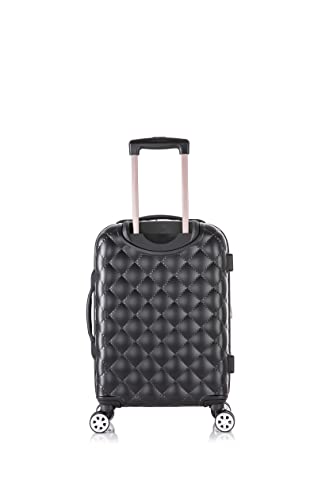 Rockland Melbourne Hardside Expandable Spinner Wheel Luggage, Quilt, Carry-On 20-Inch