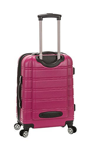 Rockland Melbourne Hardside Expandable Spinner Wheel Luggage, Magenta, Carry-On 20-Inch