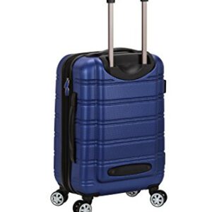 Rockland Melbourne Hardside Expandable Spinner Wheel Luggage, Blue, 2-Piece Set (20/28)