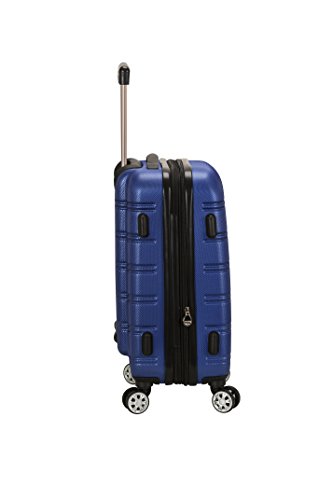 Rockland Melbourne Hardside Expandable Spinner Wheel Luggage, Blue, 2-Piece Set (20/28)