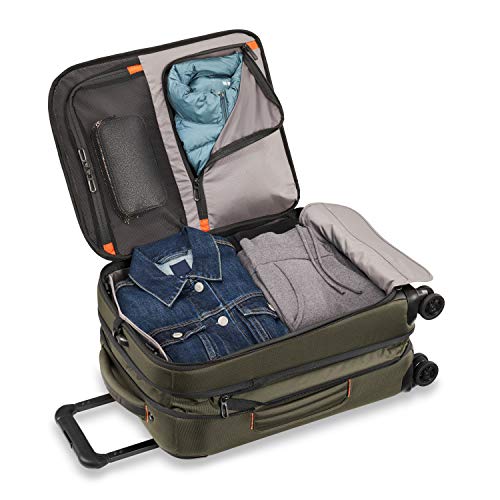 Briggs & Riley ZDX-Expandable Luggage with 4 Spinner Wheels, Hunter, Carry-On 21 Inch