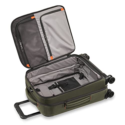 Briggs & Riley ZDX-Expandable Luggage with 4 Spinner Wheels, Hunter, Carry-On 21 Inch