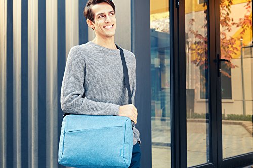 Lenovo Laptop Carrying Case T210, fits for 15.6-Inch Laptop and Tablet, Sleek Design, Durable and Water-Repellent Fabric, Business Casual or School, GX40Q17230 Casual Toploader - Blue