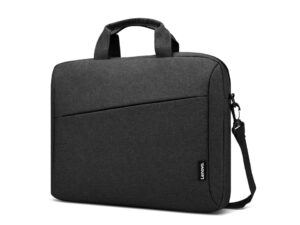 lenovo laptop shoulder bag t210, fits up to 17-inch laptop or tablet, sleek design, durable and water-repellent fabric, gx41k07198, black