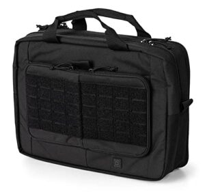 5.11 tactical unisex overwatch briefcase, versatile 16 liter computer bag, black, style # 56647