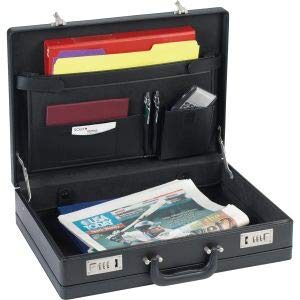 Lorell LLR61614 Expandable Attache Case, Black