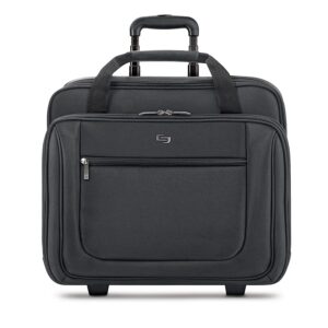 solo bryant rolling laptop bag, black