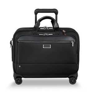 briggs & riley @ work rolling briefcase, black, large