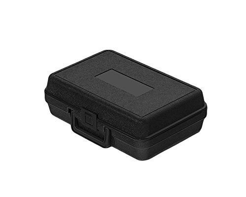 PFC Plastic Plastic Carrying Case with Foam, 12" x 8" x 3 3/4", Black (120-080-038-5SF)