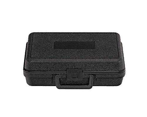 PFC Plastic Plastic Carrying Case with Foam, 12" x 8" x 3 3/4", Black (120-080-038-5SF)