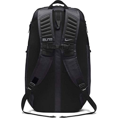 Nike Unisex Hoops Elite Pro Basketball Backpack (Dark Grey/Metallic Cool Grey)