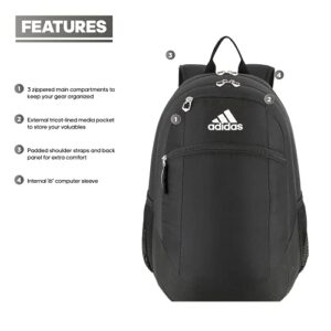 adidas Striker 2 Team Backpack, Black, One Size