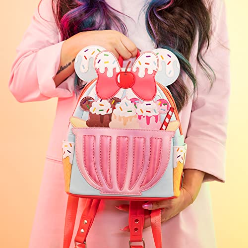 Loungefly Disney Backpacks: Minnie Mouse Sweet Treats Backpack, Amazon Exclusive