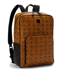 mcm aren vi backpack medium cognac one size