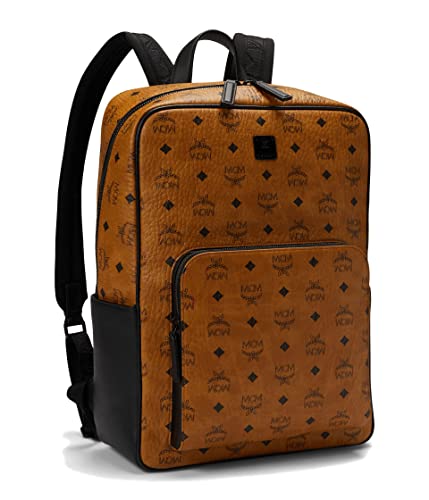 MCM Aren Vi Backpack Medium Cognac One Size