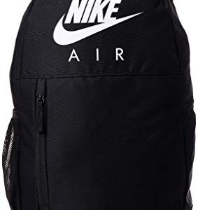 Nike Unisex Kid's Y NK ELMNTL BKPK-GFX FA19, Black/Black/(White), 30L