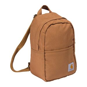 Carhartt Mini Backpack, Everyday Essentials Daypack for Men and Women, Brown