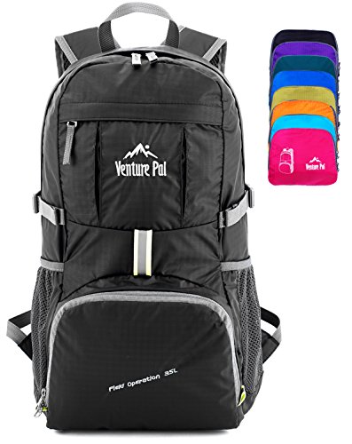 Venture Pal 35L Ultralight Lightweight Packable Foldable Travel Camping Hiking Outdoor Sports Backpack Daypack