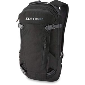 dakine helipack 12 liter winter backpack, black