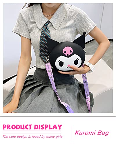 Kuromi Bag,my melody backpack,Kuromi Accessories,Cute Cartoon Character Bag, My Melody Anime Toy Bag