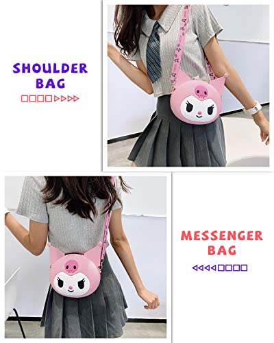 Kuromi Bag,my melody backpack,Kuromi Accessories,Cute Cartoon Character Bag, My Melody Anime Toy Bag