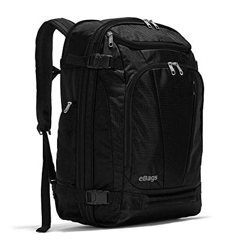 ebags Mother Lode Travel Backpack (Solid Black)