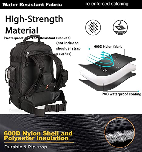 40L - 64 L Outdoor 3 Day Expandable Backpack for Gym Sport Hiking Camping Trekking Travel Military & Tactical,Bug Out Bag