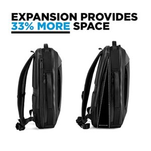 NOMATIC Navigator Premium Backpack 15L w/ 6L Built-In Expansion- Anti-Theft, Water Resistant & Cord Passthrough- Carry On Travel Laptop Backpack