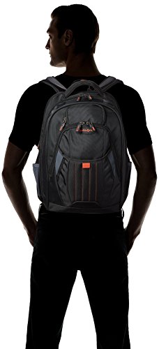 Samsonite Tectonic 2 Large Backpack, Black/Orange, 18 x 13.3 x 8.6