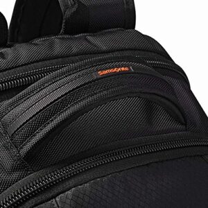 Samsonite Tectonic 2 Large Backpack, Black/Orange, 18 x 13.3 x 8.6