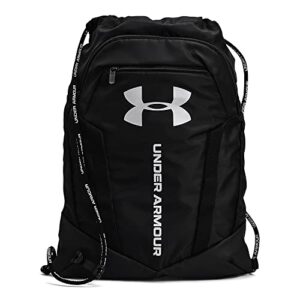 under armour adult undeniable sackpack , black/black/metallic silver