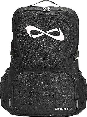 Nfinity Sparkle Backpack, Black/White Logo