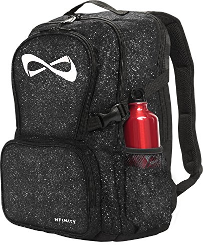 Nfinity Sparkle Backpack, Black/White Logo