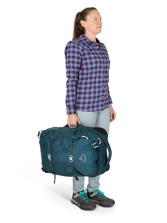 Osprey Fairview 36 Women's Wheeled Travel Backpack, Night Jungle Blue (10003702)