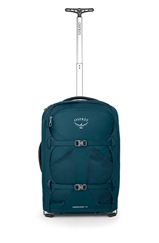 Osprey Fairview 36 Women's Wheeled Travel Backpack, Night Jungle Blue (10003702)