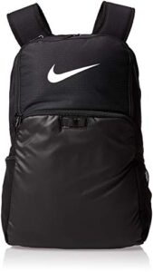 nike brasilia xlarge backpack 9.0, black/black/white, misc