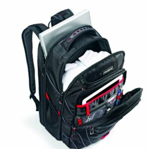 Samsonite Tectonic PFT Laptop Backpack, Black/Red, 17-Inch