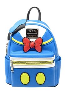 loungefly disney donald duck faux leather mini backpack standard