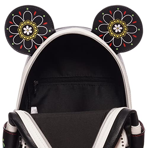 Loungefly Mickey Mouse Dia de los Muertos Sugar Skull Mickey Mini-Backpack - Entertainment Earth Exclusive